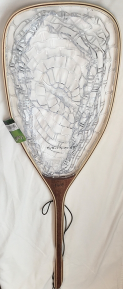 Angler Wooden Landing Net - Rubber | Hatch Match’r Fly & Tackle